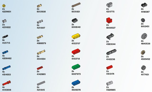 LEGO EV3 Replacement Pack 1 | 673419236560 | LEGO Education | LEGO ...