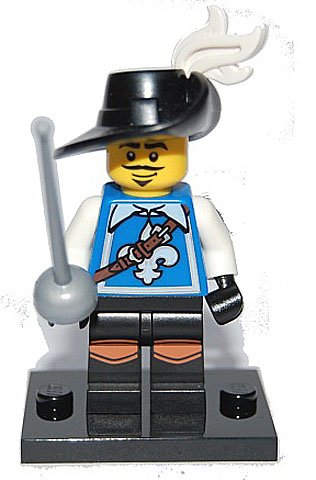 LEGO Musketier met Sabel (COL04-3) | BRICKshop - LEGO en DUPLO specialist