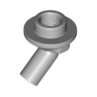 LEGO Bar 1L met Gehoekte Open Nop LICHTGRIJS (100 stuks) (LEGO 65578 ...