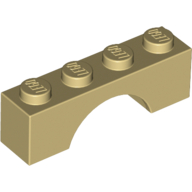 LEGO Boog 1x4 BEIGE (100 stuks) | Bogen | LEGO Onderdelen | BRICKshop ...