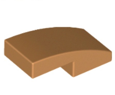 LEGO Boog 2x1 NOUGAT (100 stuks) | BRICKshop - LEGO en DUPLO specialist