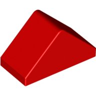 LEGO Daknok 45 2x1 ROOD (100 stuks) | BRICKshop - LEGO en DUPLO specialist