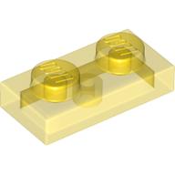 LEGO Plaat 1x2 TRANSPARANT GEEL (100 stuks) | Platen | LEGO Onderdelen ...