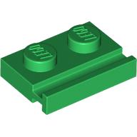 LEGO Plaat 1x2 met Deurrail GROEN (100 stuks) | BRICKshop - LEGO en ...