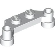 LEGO Plaat 1x4 Offset WIT (100 stuks) | BRICKshop - LEGO en DUPLO ...