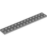 LEGO Plaat 2x14 LICHTGRIJS (100 stuks) | Platen | LEGO Onderdelen ...