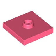 LEGO Plaat 2x2 met Nop KORAAL (100 stuks) | BRICKshop - LEGO en DUPLO ...