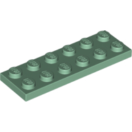 LEGO Plaat 2x6 ZANDGROEN (100 stuks) | BRICKshop - LEGO en DUPLO specialist