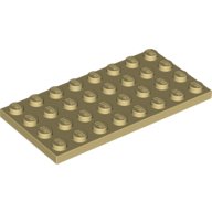 LEGO Plaat 4x8 BEIGE (10 stuks) | Platen | LEGO Onderdelen | BRICKshop ...