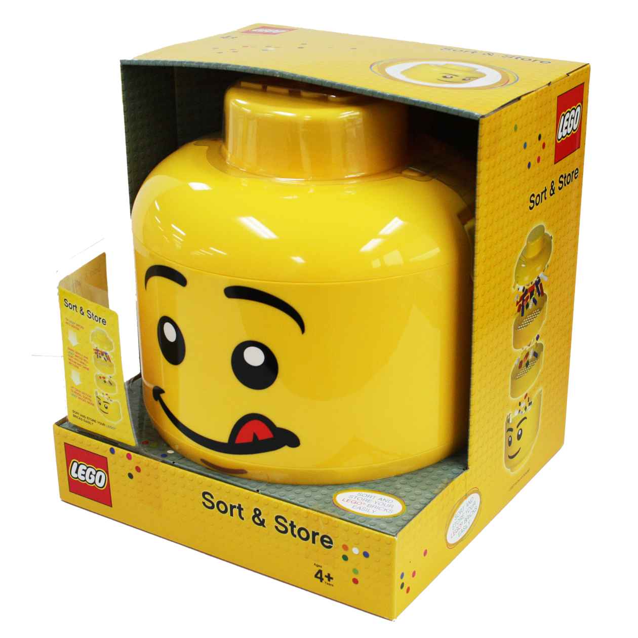 LEGO Sort & Store Cheeky Face | 9344914003049 | LEGO Hebbedingetjes ...