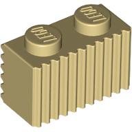 LEGO Steen 1x2 met Grill BEIGE (100 stuks) | Stenen | LEGO Onderdelen ...