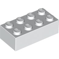 LEGO Steen 2x4 WIT (100 stuks) | Stenen | LEGO Onderdelen | BRICKshop ...