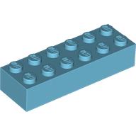 LEGO Steen 2x6 AZUURBLAUW (100 stuks) | BRICKshop - LEGO en DUPLO ...