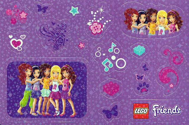 LEGO Stickervel Friends | LEGO Friends | LEGO | BRICKshop - LEGO en ...