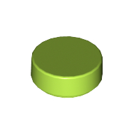 LEGO Tegel Rond 1x1 LIMEGROEN (100 stuks) | Tegels | LEGO Onderdelen ...