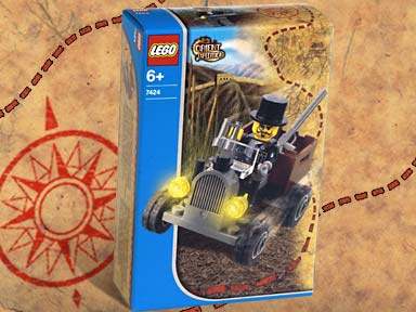 LEGO Zwarte Auto (LEGO 7424) | BRICKshop - LEGO en DUPLO specialist