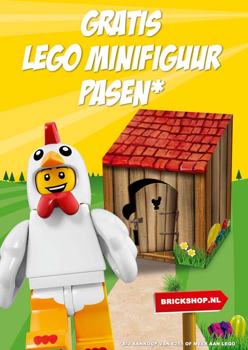 Gratis LEGO Minifiguur Pasen | Winkel - LEGO en DUPLO specialist